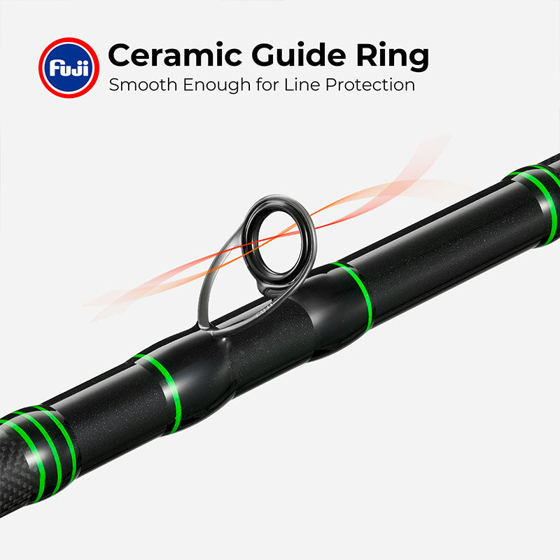LED LumiCat 2-Piece Casting Rods for Catfish Fishing(2nd Gen) | Piscifun