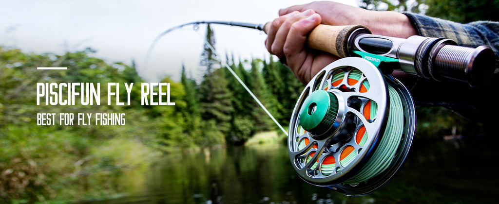Piscifun Sword Fly Fishing Reel, CNC-Machined Aluminum Alloy Fly Reel ...
