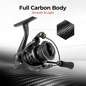 Carbon X & Carbon R1 The Lightest Spinning Rod Reel Combo | Piscifun