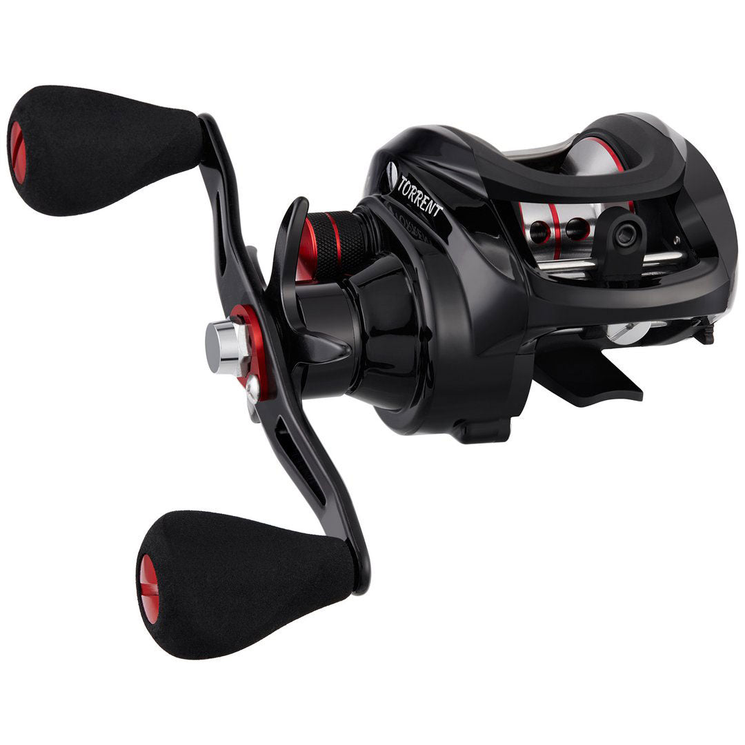 Torrent Baitcaster Reel Baitcasting Fishing Reels | Right Hand / Red 5. ...