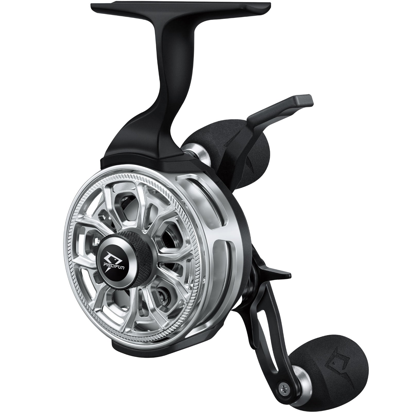 Piscifun ICX Carbon Ice Fishing Reel, 3.2:1 Inline FreeSpool Ice Reel ...